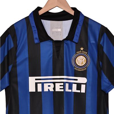 Cina Classic Replica Home Inter Milano Maglia Retro Stagione 2007-2008 in vendita