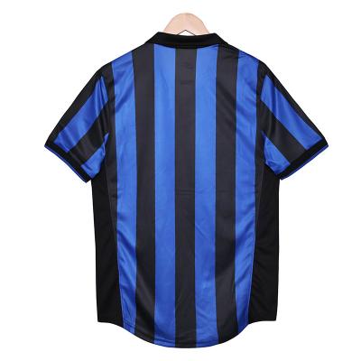 Cina Classic 1998-1999 Stagione Inter Milano Home Jersey Replica Retro Seccazione rapida in vendita