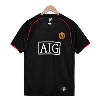 Quality 2007-2008 Manchester United Away Jersey Retro Replica Classic For Fans for sale