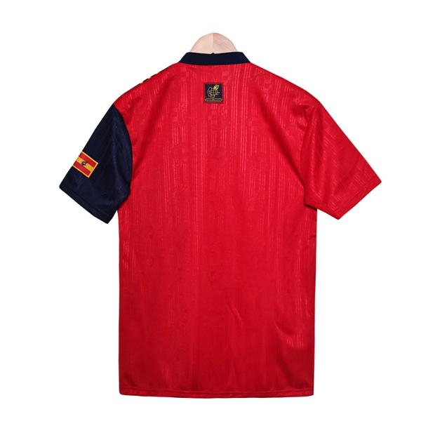 Quality Classic Replica Spain 1996 Home Retro Football Jersey Custom One Stop Service for sale