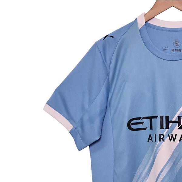 Quality Home Football Fan Jerseys Team Customization For Manchester City 2025-2026 for sale