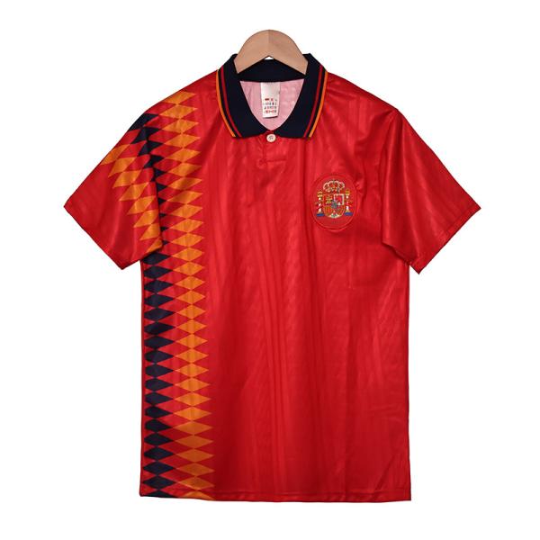 Quality Classic Spain 1994 Home National Team Football Jersey With Customized Numbers for sale