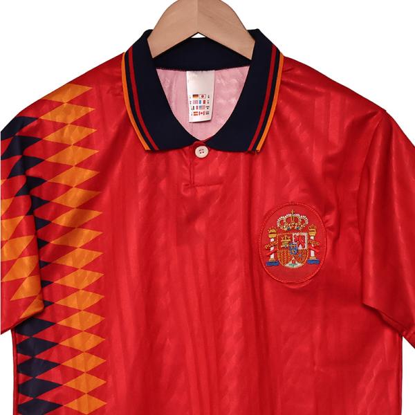 Quality Classic Spain 1994 Home National Team Football Jersey With Customized Numbers for sale