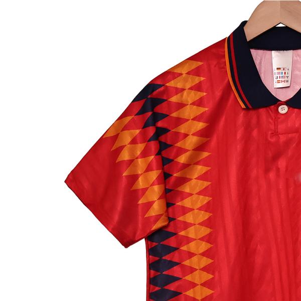 Quality Classic Spain 1994 Home National Team Football Jersey With Customized Numbers for sale
