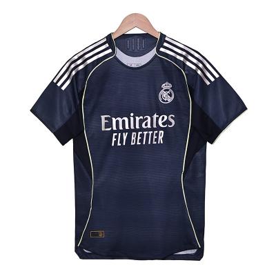 China Real Madrid 2025-2026 Away Football Player Jerseys Moisture Wicking for sale