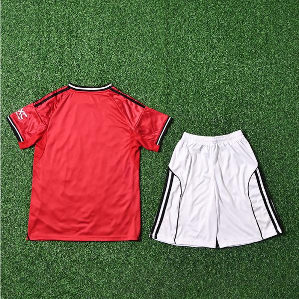 Quality Customization Home Childrens Football Jerseys For Manchester United 2025-2026 for sale