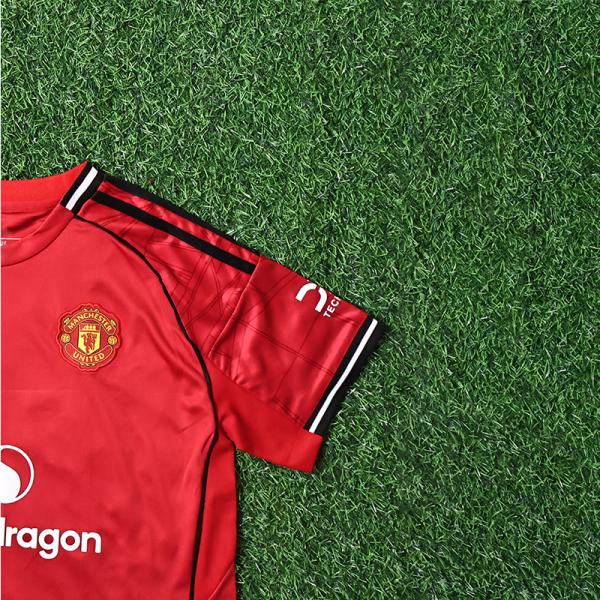 Quality Customization Home Childrens Football Jerseys For Manchester United 2025-2026 for sale