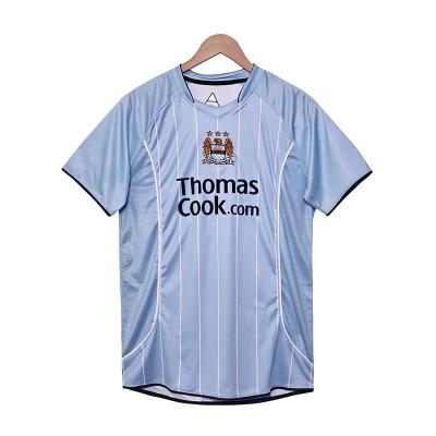 China Manchester City Retro 2007-2008 Home Football Jerseys Classic Replica Custom for sale