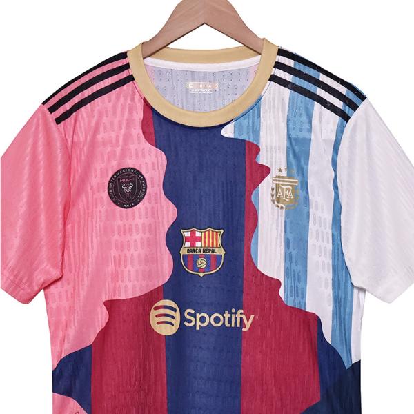 Quality Messi 2025-2026 Player Commemorative Edition Football Jersey Moisture Wicking for sale