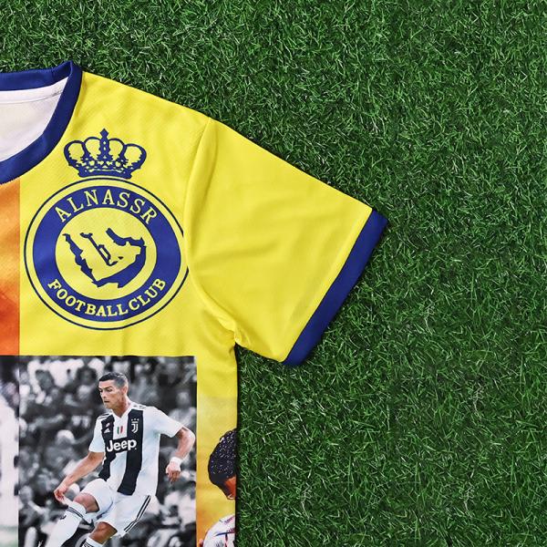 Quality C Ronaldo Children Fan Version Customized Football Jersey For Young Fans for sale