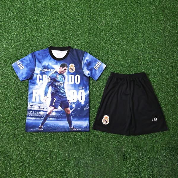 Quality C Ronaldo Children Special Commemorative Fan Version Football Jersey Customization for sale