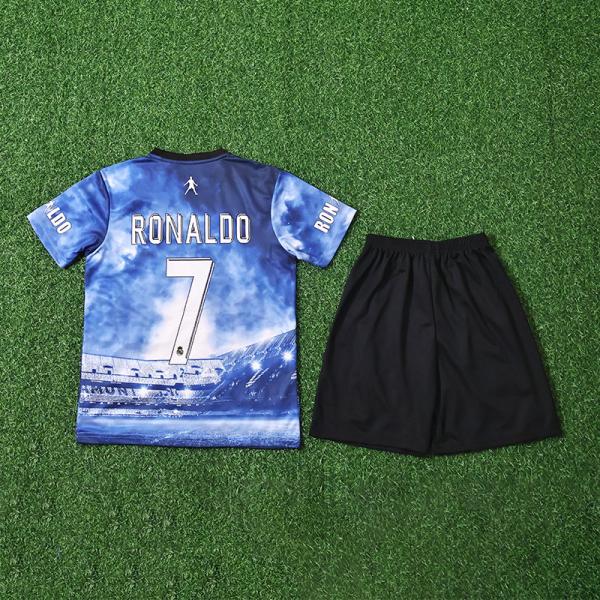 Quality C Ronaldo Children Special Commemorative Fan Version Football Jersey Customizati for sale