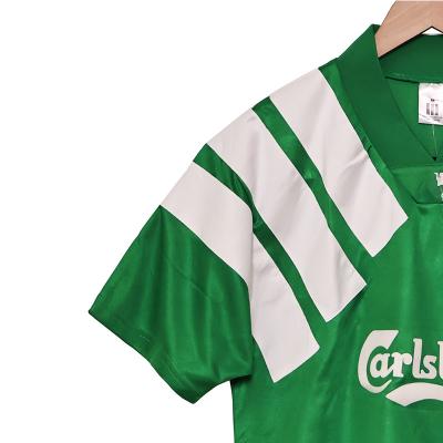 Cina Replica 1992-1993 Stagione Liverpool Away Jersey Classic Supporta Personalizzazione in vendita