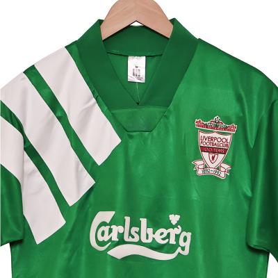 Cina Replica 1992-1993 Stagione Liverpool Away Jersey Classic Supporta Personalizzazione in vendita