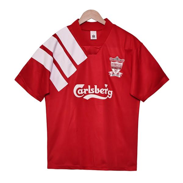 Quality Liverpool 92-93 Season Home Retro Football Jerseys High Restoration Design for sale