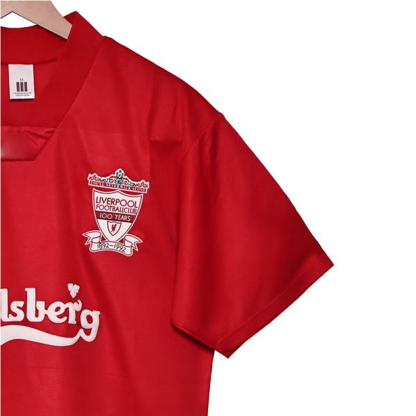 Quality Liverpool 92-93 Season Home Retro Football Jerseys High Restoration Design for sale