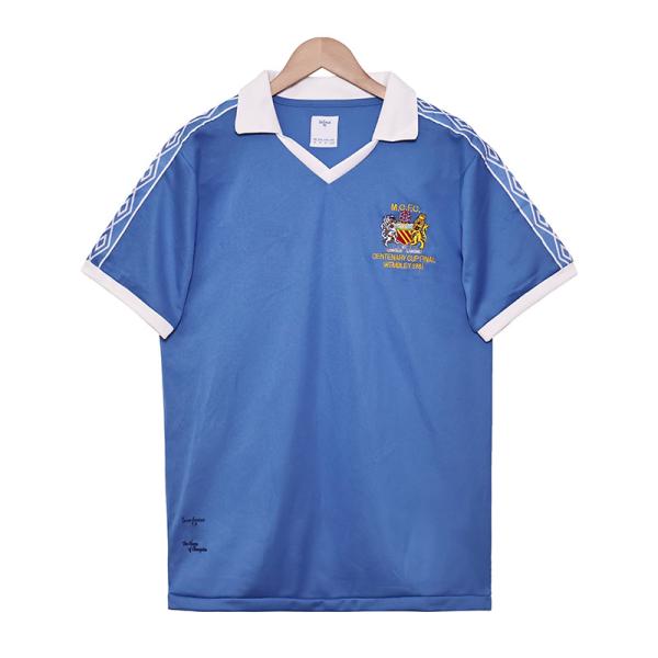 Quality Manchester City Home Retro Football Jerseys 1981-1982 Season Team Personalized Customized for sale