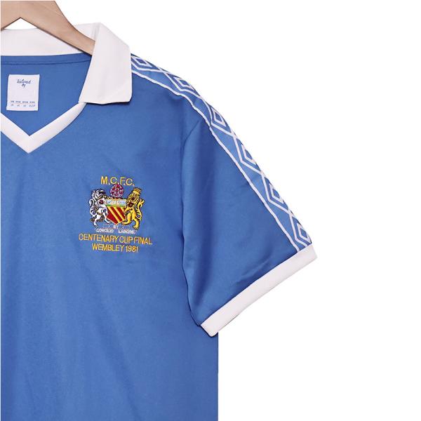 Quality Manchester City Home Retro Football Jerseys 1981-1982 Season Team Personalized for sale
