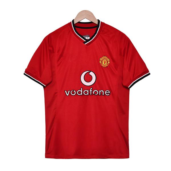 Quality Manchester United 2001 Classic Home Replica Football Jersey Custom for sale