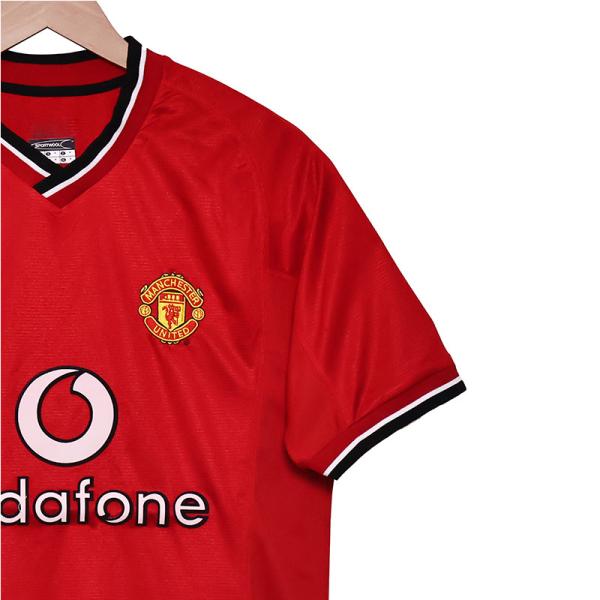 Quality Manchester United 2001 Classic Home Replica Football Jersey Custom for sale