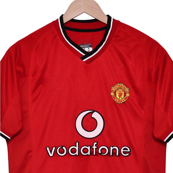 Quality Manchester United 2001 Classic Home Replica Football Jersey Custom for sale