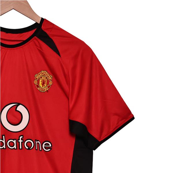 Quality Home Retro Football Jerseys Customized Breathable for Manchester United 2002 for sale