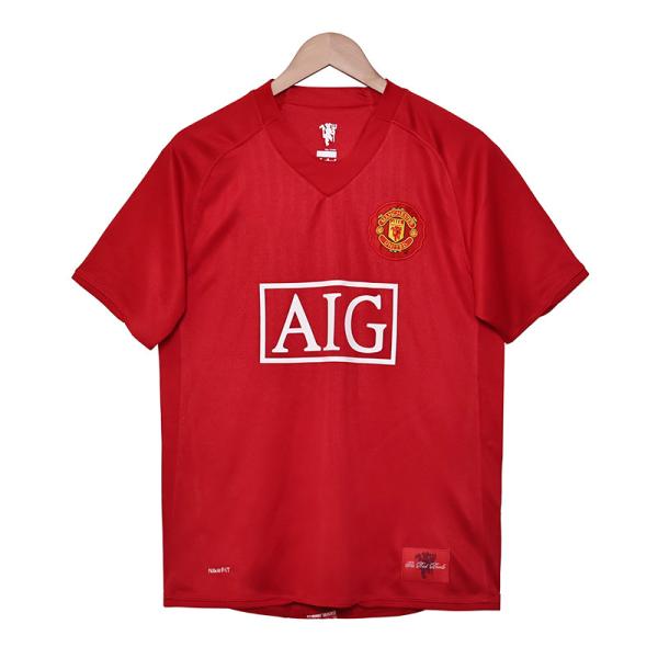Quality 2007-2008 Season Manchester United Home Jersey Classic Replica Customized for sale