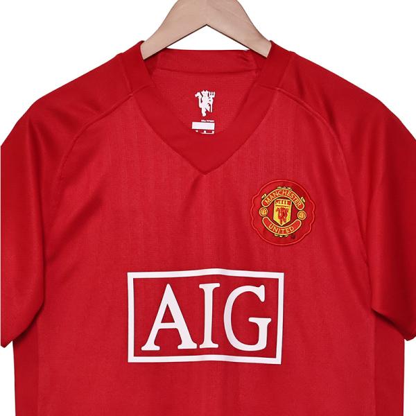 Quality 2007-2008 Season Manchester United Home Jersey Classic Replica Customized for sale