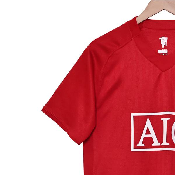 Quality 2007-2008 Season Manchester United Home Jersey Classic Replica Customized for sale