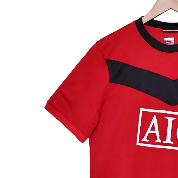 Quality Polyester Home Retro Football Jerseys Replica for Manchester United 2009-2010 for sale