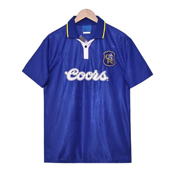 Quality 1995-1997 Season Home Chelsea Retro Jersey Model Supports Customization for sale