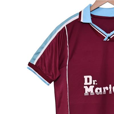 China Customization Home Retro Football Jerseys for West Ham United Retro 1999-2001 for sale
