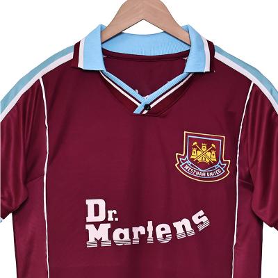China Customization Home Retro Football Jerseys for West Ham United Retro 1999-2001 for sale