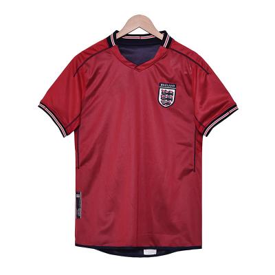 China Classic Replica England 2002 Away Football Jersey Customized Fans Preferred for sale