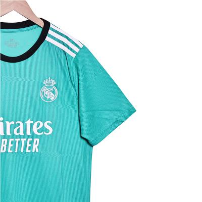 China 2021-2022 Retro Groen Real Madrid Jersey Group Aanpassing Te koop