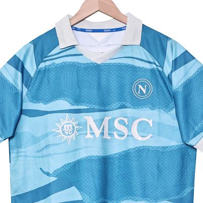 China Nápoles 2025-2026 Temporada Home Player Version Camisa Suporta Personalização de Grupo à venda