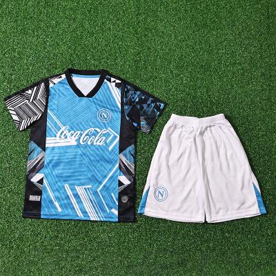 China 2024-2025 Napoli Children Training Uniforms Football Jerseys Support Group Customization for sale