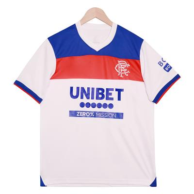 China Camisolas de adepto visitante da nova época dos Rangers com impressão do logótipo do grupo de apoio, com boa relação custo-benefício à venda