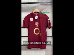 Arsenal 2005-2006 Retro Home Jersey Group Customization Exclusive Classic Reproduction