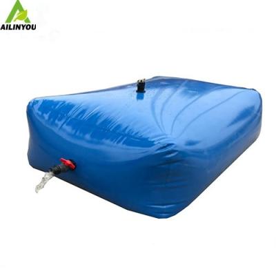 China Agriculture Irrigation Emergency Flexible Portable Collapsible Pvc Water Storage Bladder Tank for sale