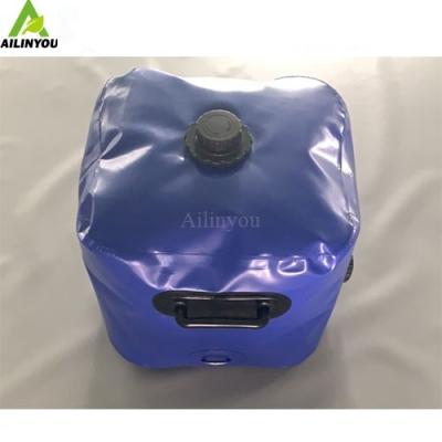 China Factory Customized Collapsible 40Liter Liquid storage Flexible Bladder Wastewater Storage Tanks for sale