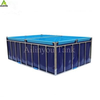 China Customized  Aquaculture Fish Tanks Pvc Tank Fish Farming Fishing for sale