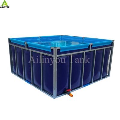 China Waterproof Water Tank Tarpaulin Sheet Factory Direct Commercial Fish Farming Tank for sale