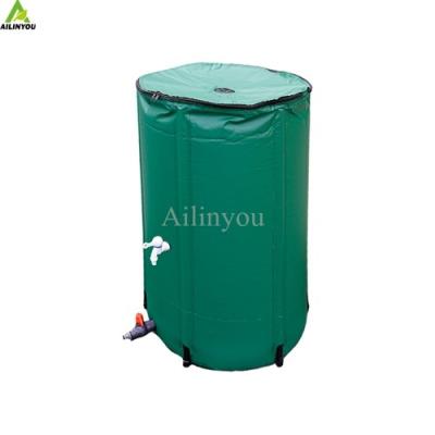 China 500D material de PVC plegable de 1000 l colector de agua de lluvia para jardines tanques de retención de agua de lluvia tanques plegables de agua en venta