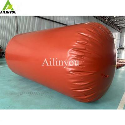 China Ailinyou Hot Sale 1m3 ~ 1000m3 Bolsa de almacenamiento de biogás de PVC de barro rojo para almacenamiento de biogás o gas en venta