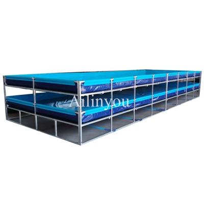 China Customizable Multi-layer Aquaculture Tank for High-density Fish & Shrimp Farming Indoor and outdoor for sale