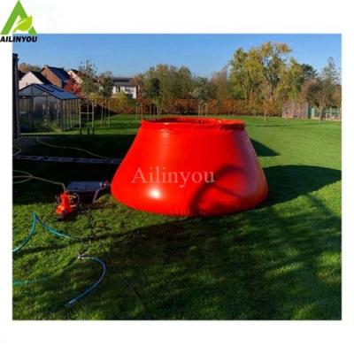 China Customized Automatic Supporting PVC  Onion tank  Collapsible UV Resistance Rain Water Storage Bladder Tanks With High Qu en venta
