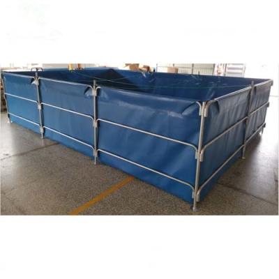 China aquaculture fish farming tanks supplier for sale large aquaculture cylinder foldable fish farming tank for sale