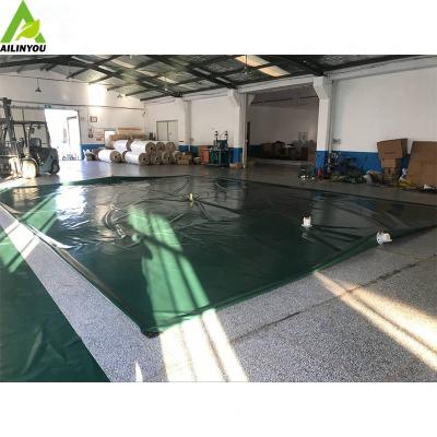China Collapsible soft PVC 20,000L ~35,000 litre water storage tank for swiming pool water treatment in sounth African for sale
