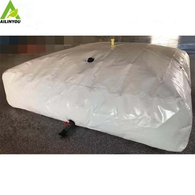 China Collapsible flexible plastic PVC water storage tanks pillow 5000 liter for sale for sale